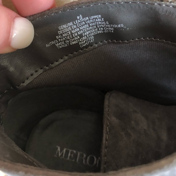Merona | Shoes | Classic Suede Grey Ankle Booties | Poshmark